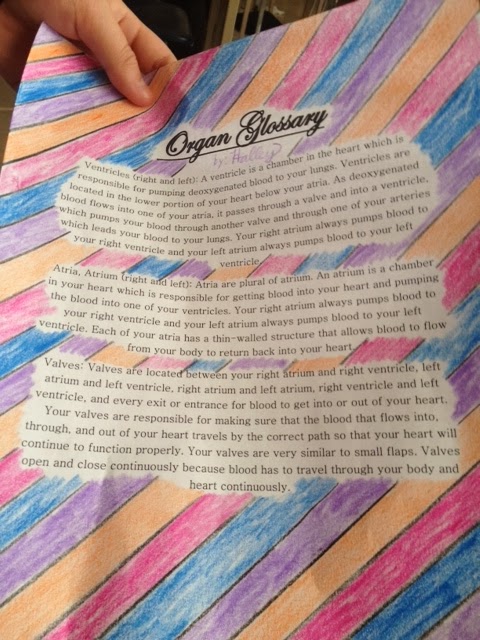 Mrs. Mendelson's Class: Grade 5 Human Body Projects - take a look!