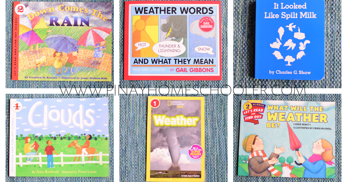 Collection of Weather Books for Kids | The Pinay Homeschooler