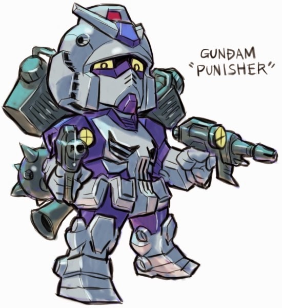 GUNDAM GUY: GUNDAM x MARVEL SUPER HEROES - Digital Fan-Arts By 油屋とんび ...