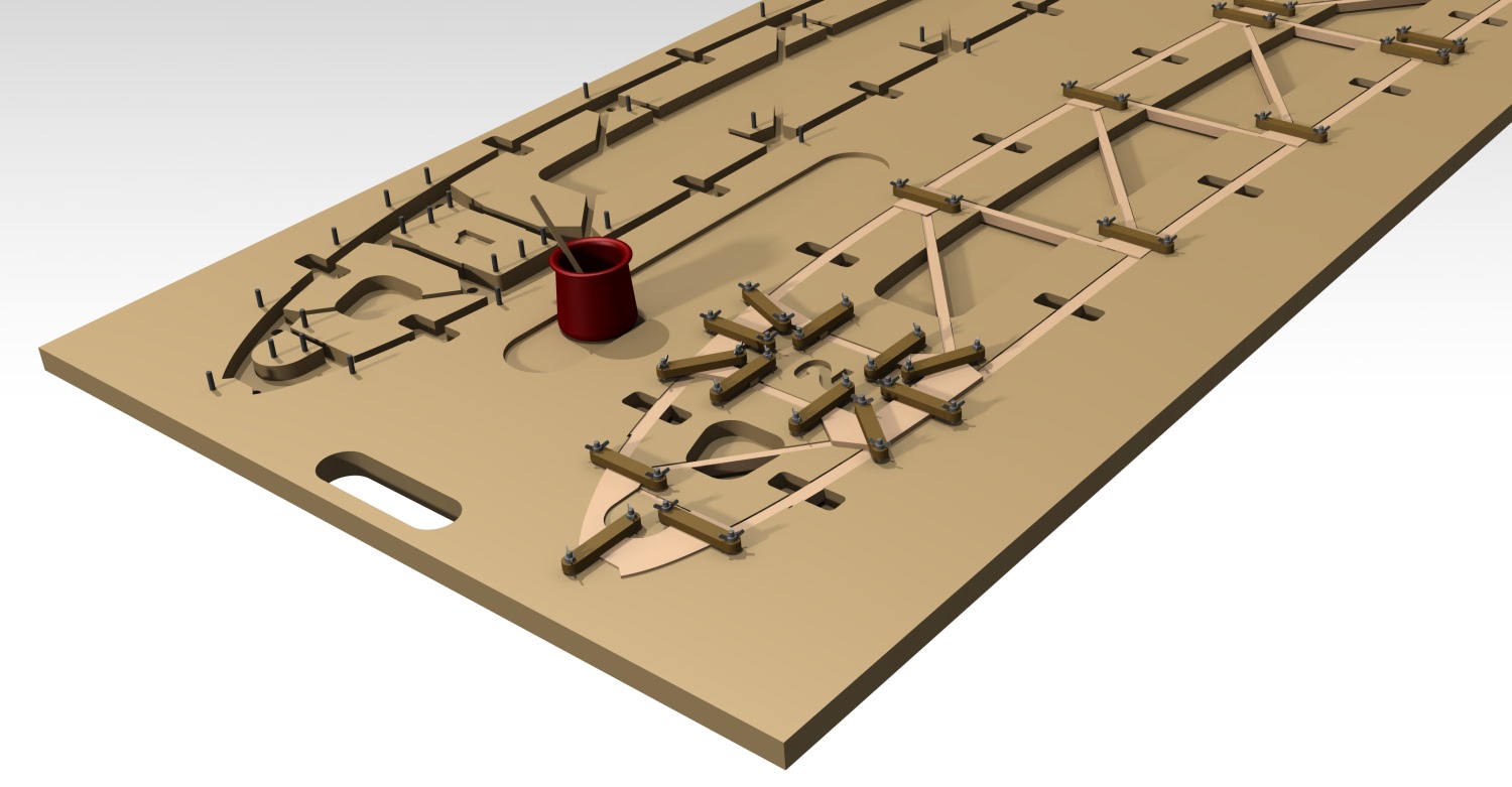 AERODYNE: Projet LATE 28 : la production des nervure commence
