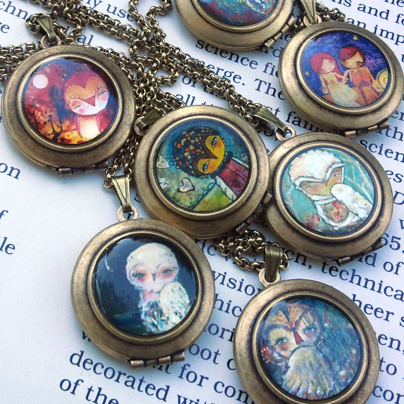 Whimsical Owls and Other Mixed Media Art From the Heart by Juliette ...