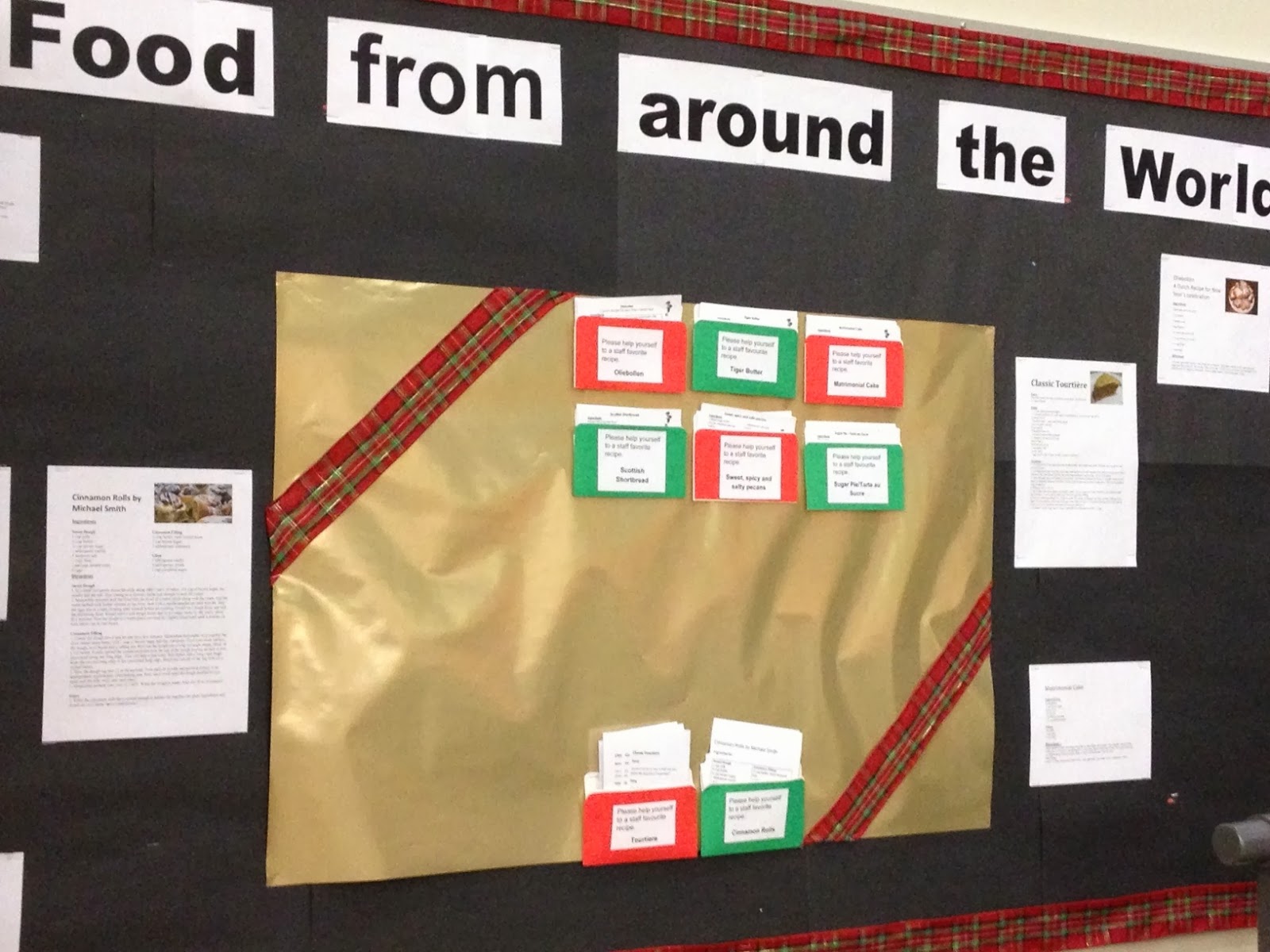 What's New in the UFV Library?: Food Around the World Display in the ...