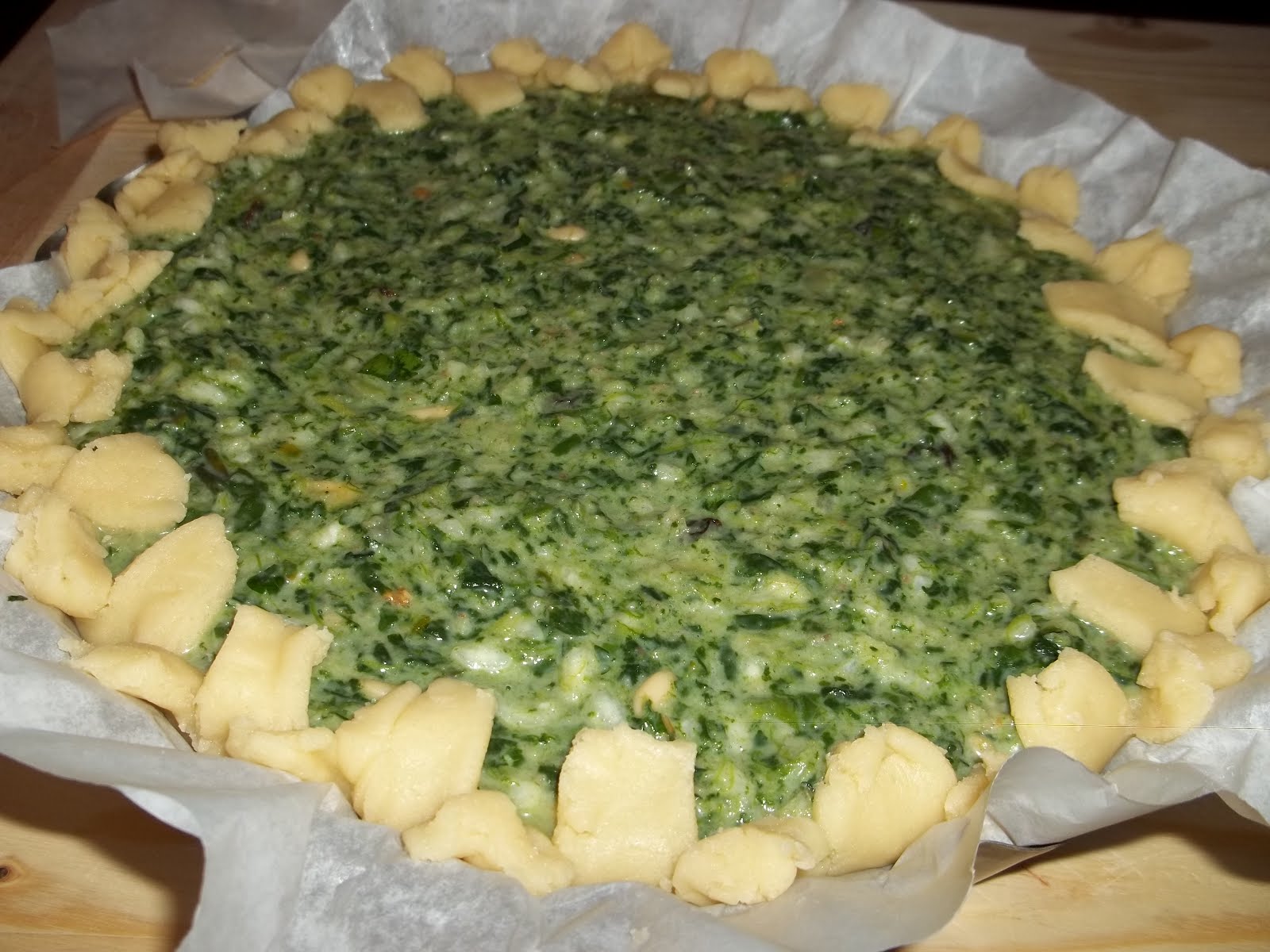 TORTA CON I BECCHI .. E NON CHIAMATELA TORTA SALATA ... da su ...