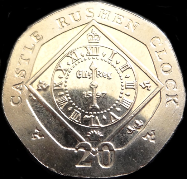 Monedas de México y el Mundo: Isla de Man: 20 Pence del 2006 (Castle ...