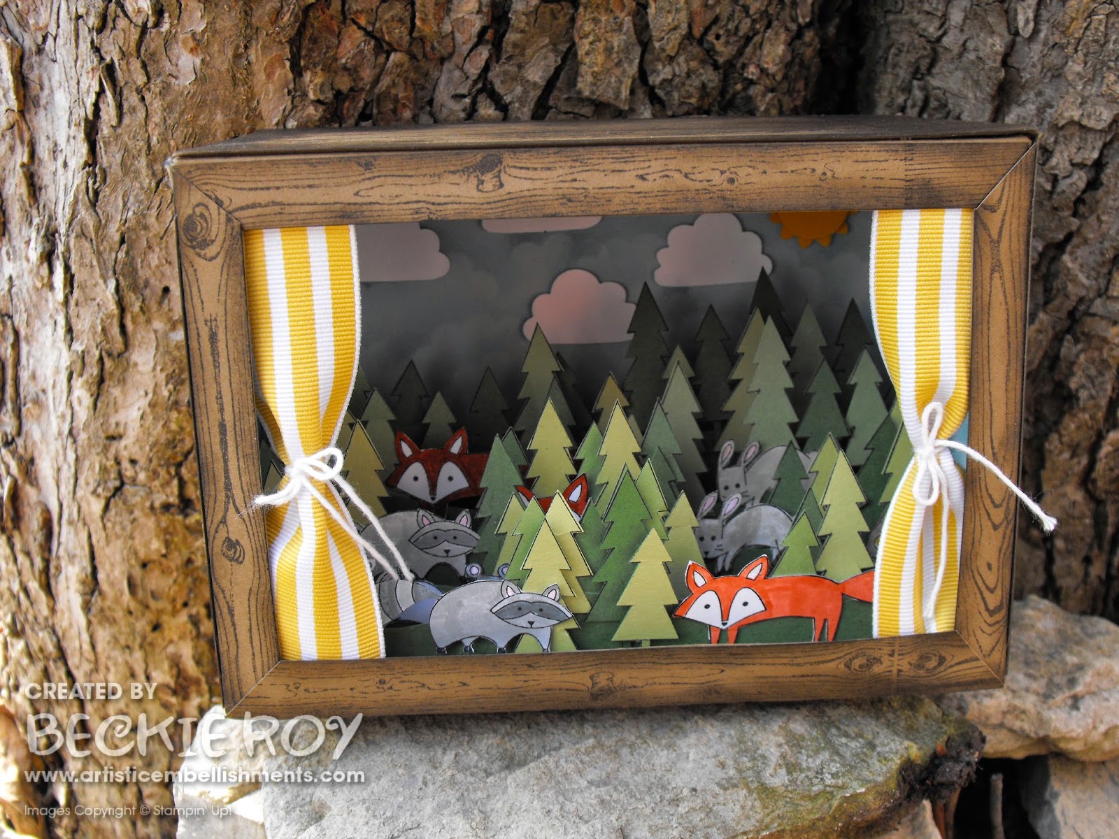Artistic Embellishments: Life in the Forest Diorama