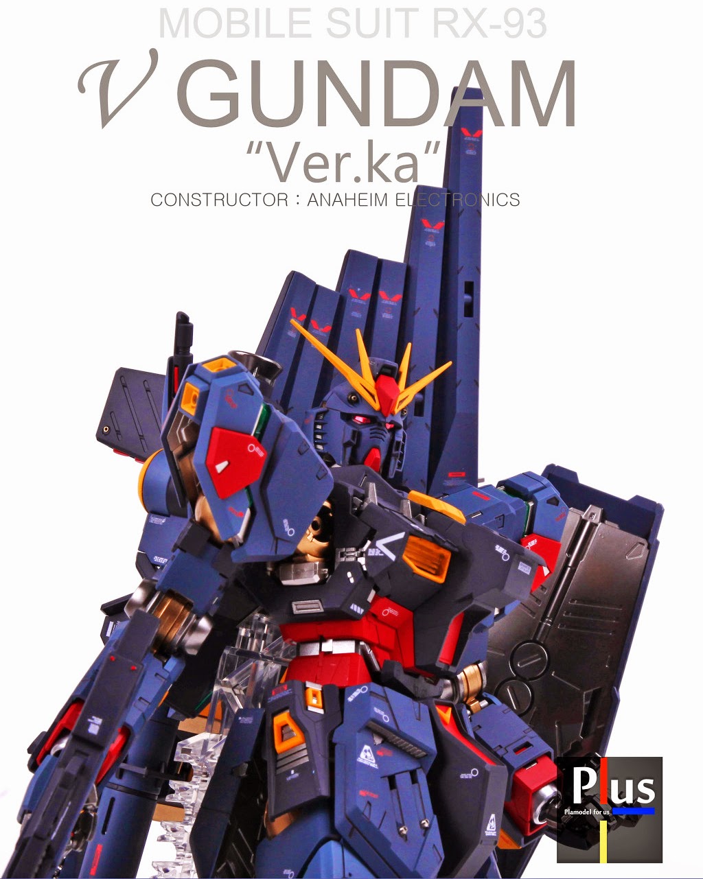 GUNDAM GUY: MG 1/100 RX-93 Nu Gundam - Customized Build