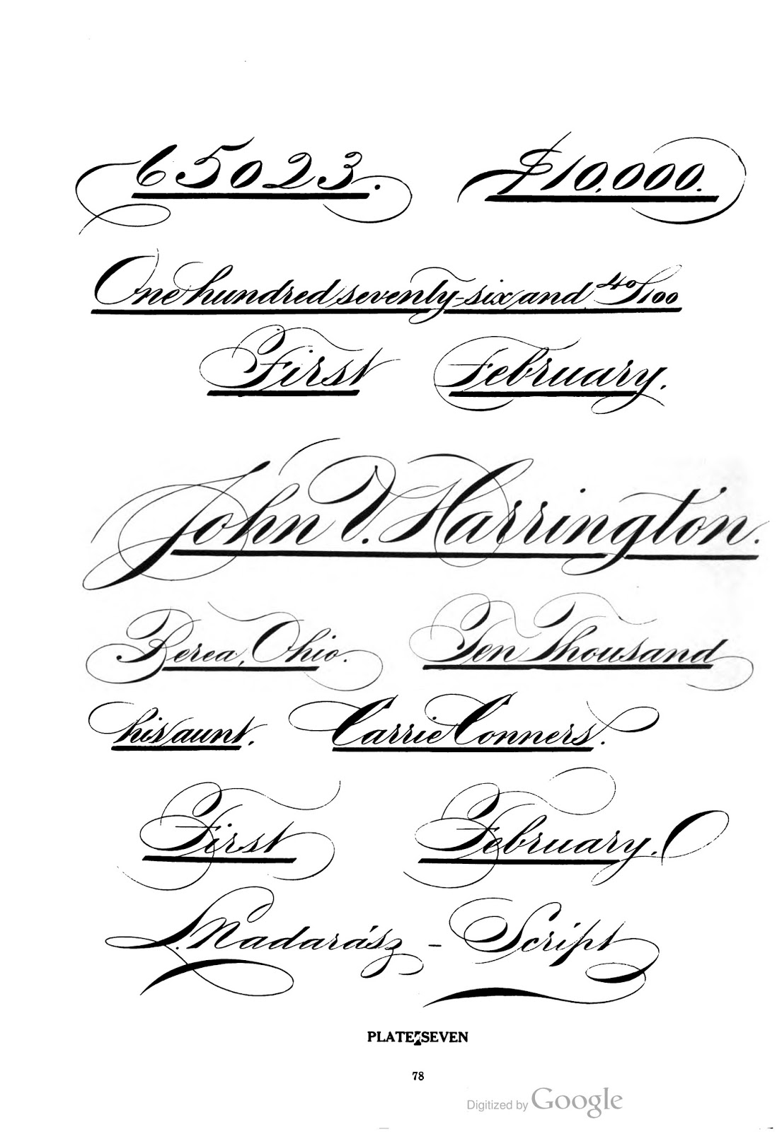 Tenth Letter of the Alphabet: Lettering: Louis Madarasz, Master Penman