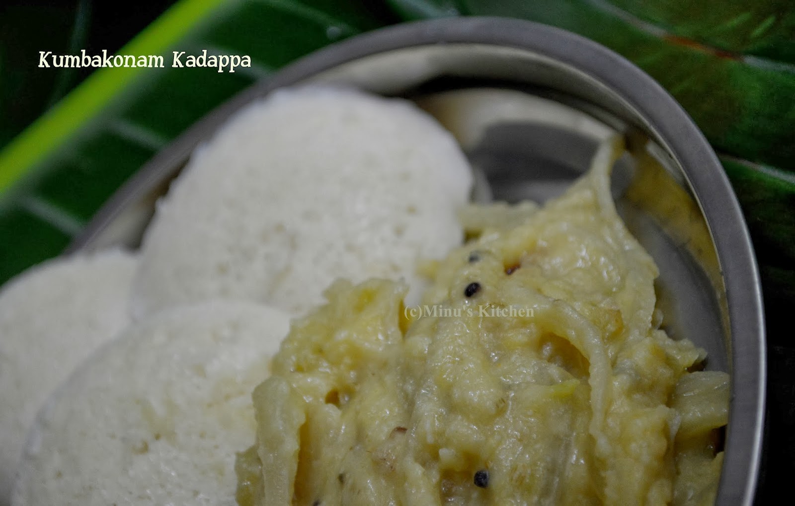 Kumbakonam Kadappa ~ Minu's Kitchen