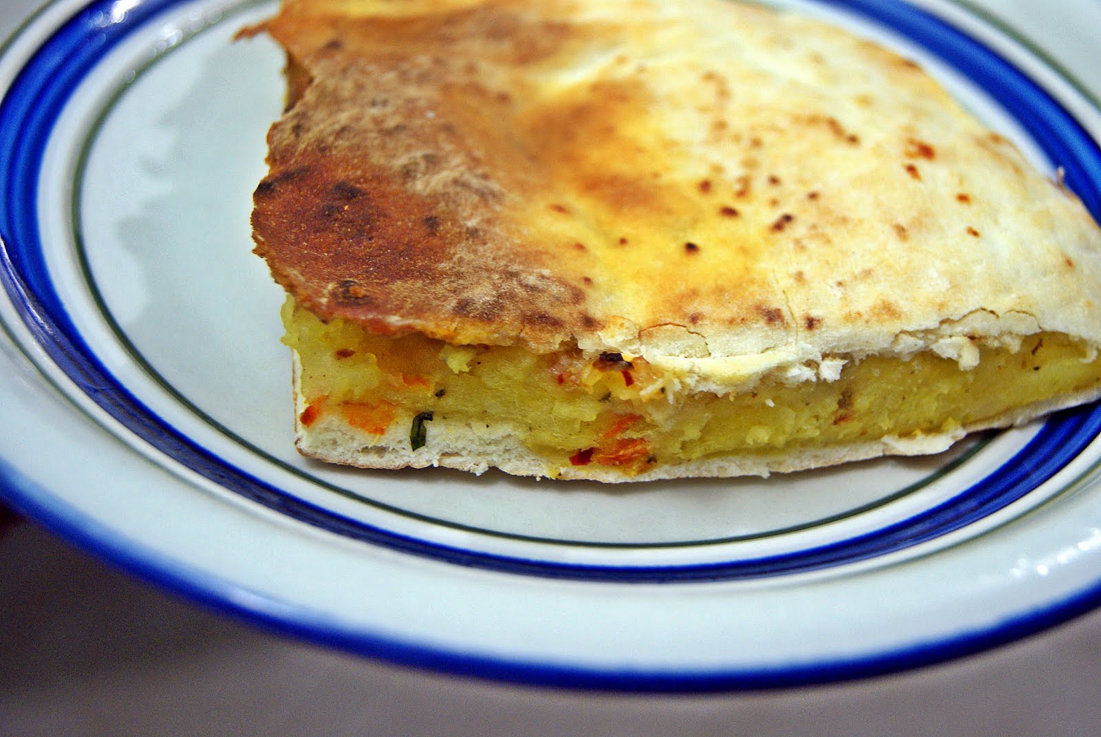 bring it to the table: PEPPER ROTI... MMMMMM NOT SO MUCH!