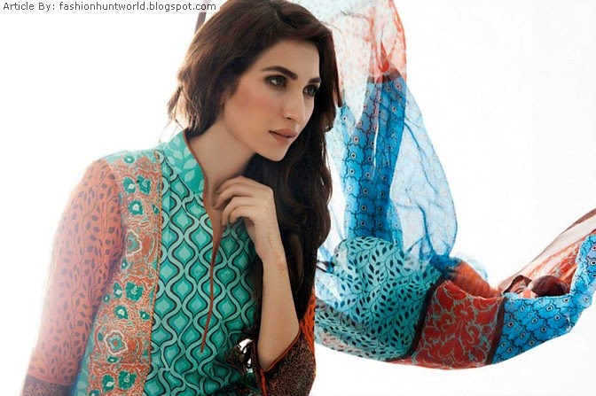 Amna Ismail Imperial Lawn Collection 2014 - Midsummer Dresses - Fashion ...