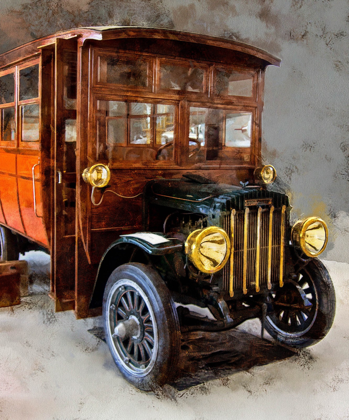 Thom Zehrfeld Photography : Old Bus Art