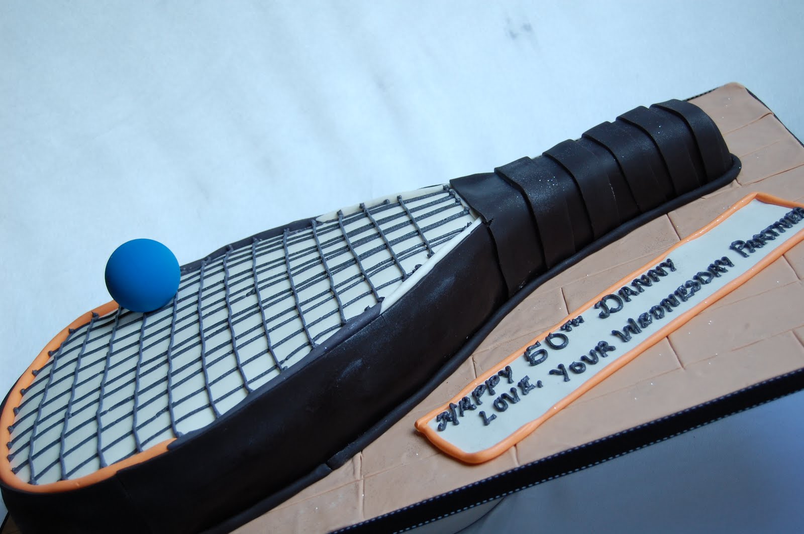 CUSTOMISED CAKES BY JEN: racquetball game