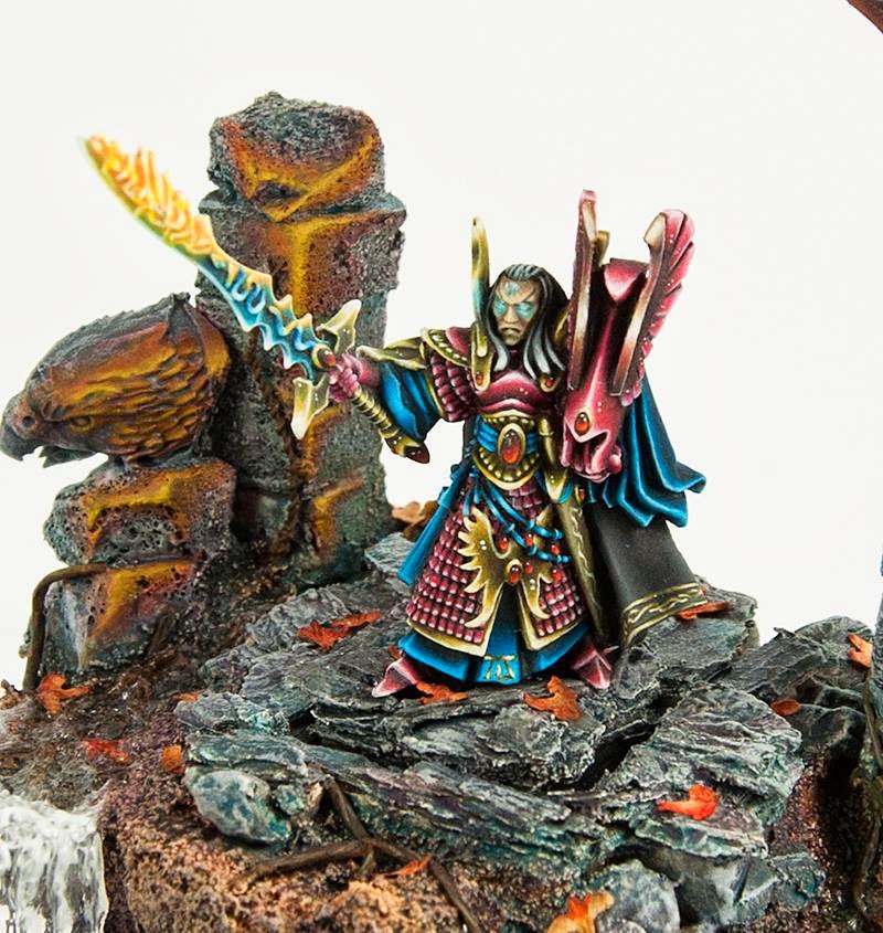 Galharen's painting blog: High Elf Lord, Chosen of Asuryan