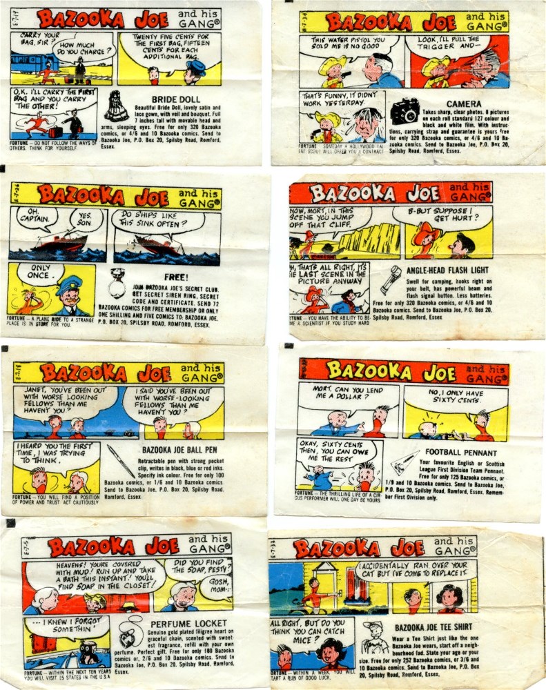 Reflections upon...: ...Bazooka Joe Bubble Gum