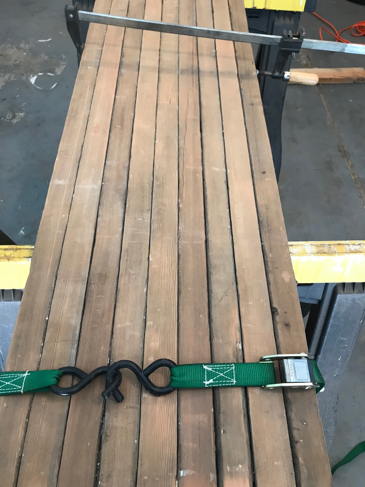 DIY Reclaimed Wood Sofa Table | Amy Clary