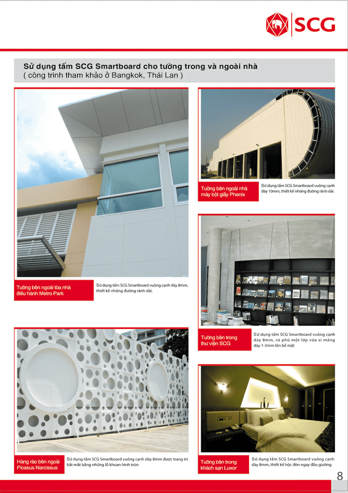 Catalog tấm Xi Măng Smatboard SCG Thái Lan ~ VLXD5S