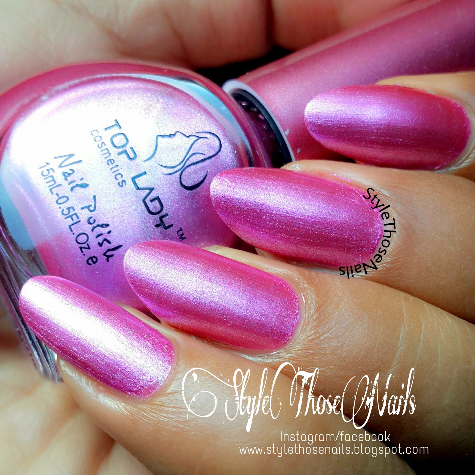 Style Those Nails: Metallic Pink Zebra Nailart - Swatch and NOTD