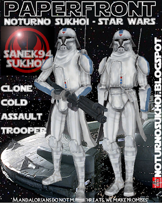 Star Wars - Clone Cold Assault Trooper Papercraft | Papercraft Paradise ...