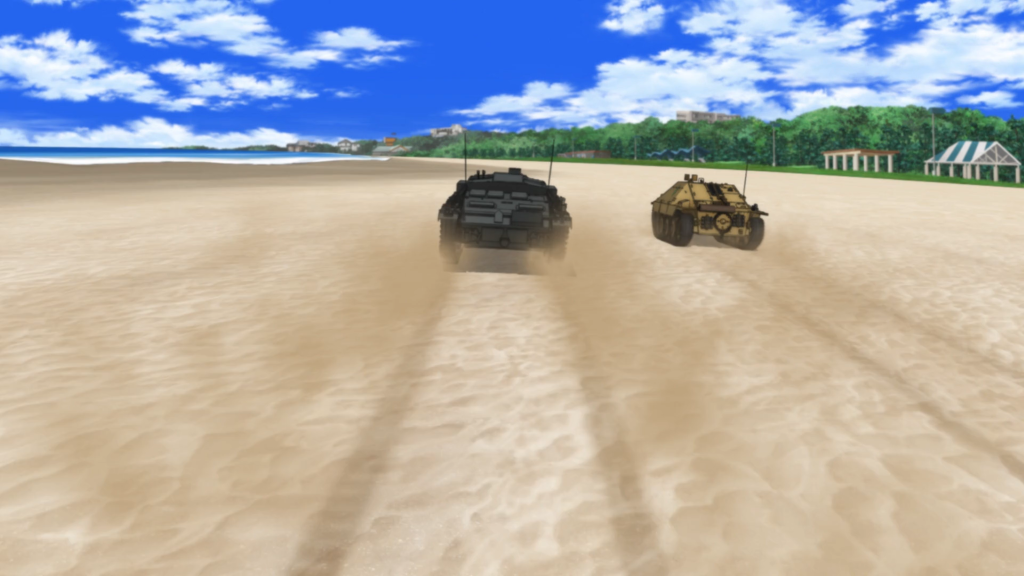 MikeHattsu Anime Journeys: Girls und Panzer - Ōarai Sun Beach