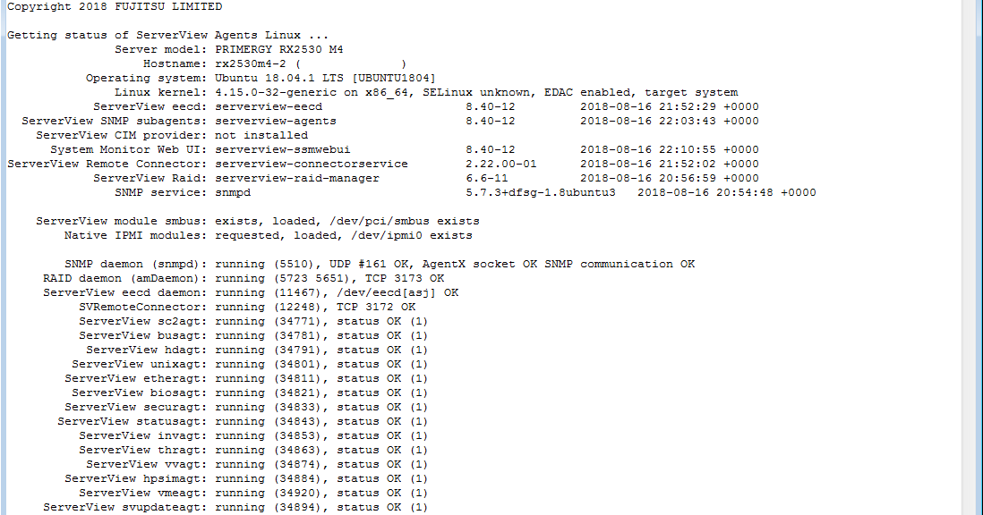 Masa's blog: Fujitsu ServerView Agents 8.40.12 for Ubuntu