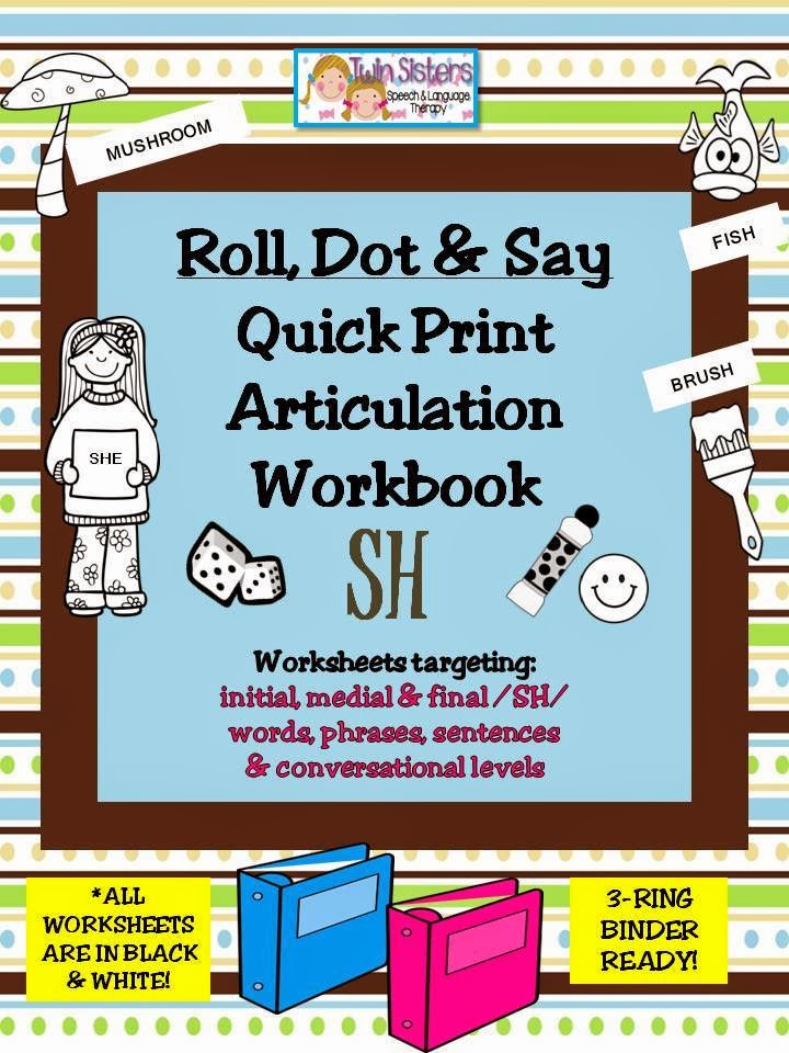 Twin Speech, Language & Literacy LLC: 50% off for 24 hours! Roll, Dot ...