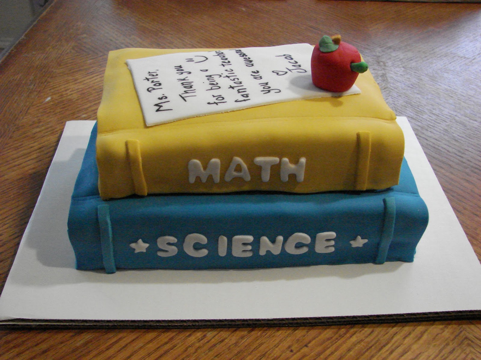 My Cake Hobby: Teacher Appreciation Cakes