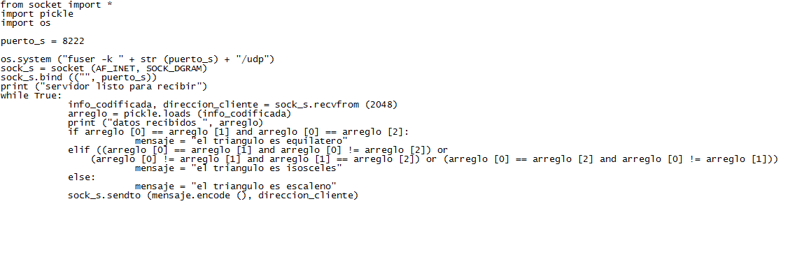 TALLER DE SOCKETS EN PYTHON (UBUNTU): configuracion de sockets en python