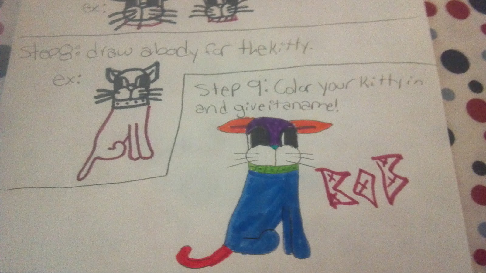 Five Purple Turtles and an Egg: How to Draw: KITTY CAT!