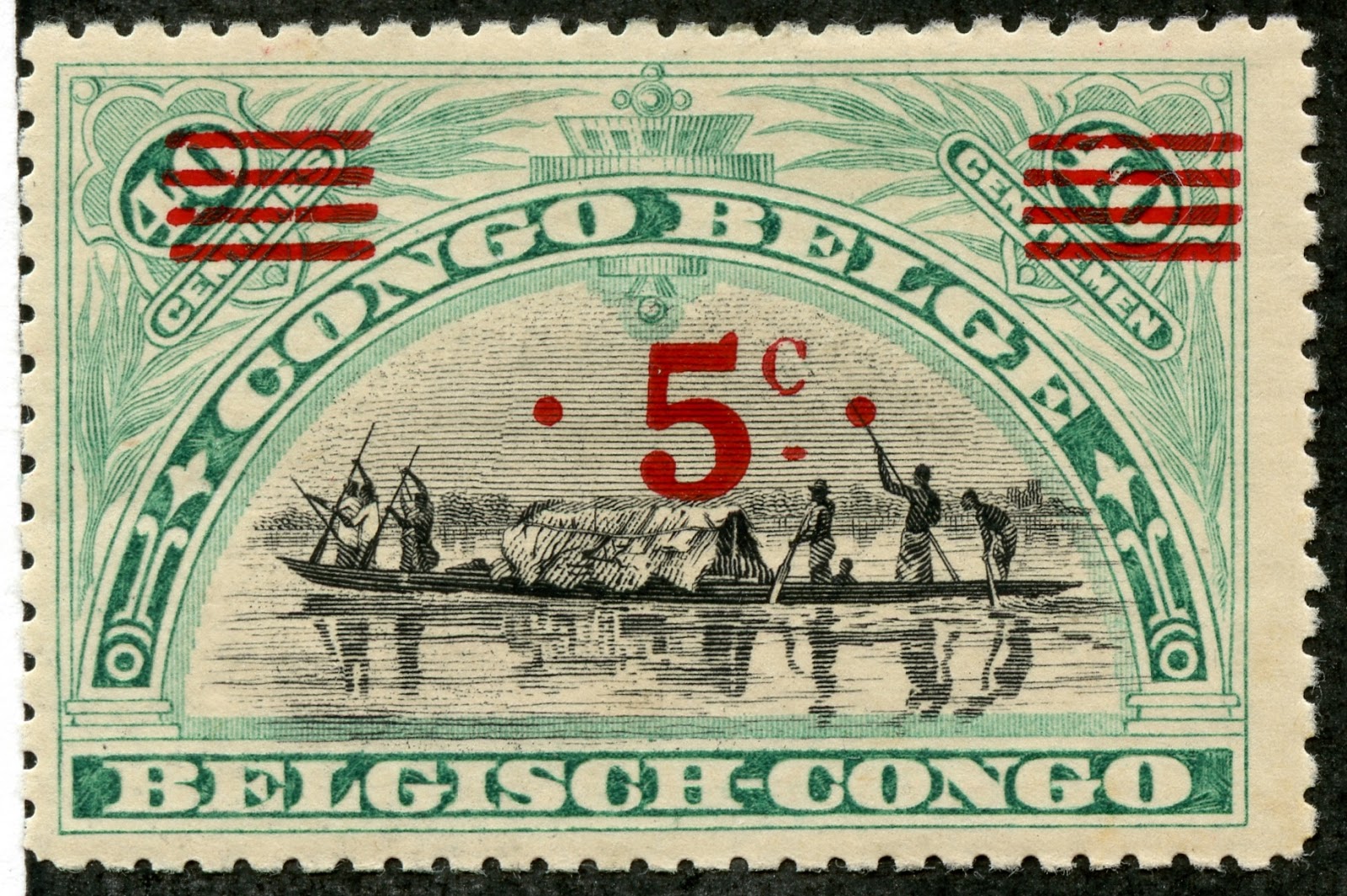 Big Blue 1840-1940: Belgian Congo Stamps Part I - A closer look