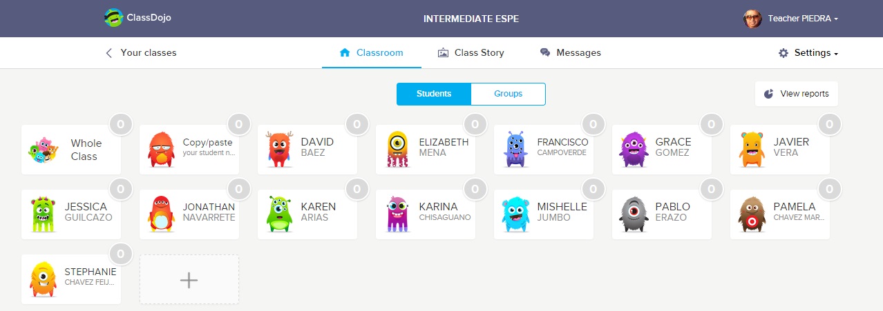 PRE-INTERMEDIATE ESPE: CLASSDOJO