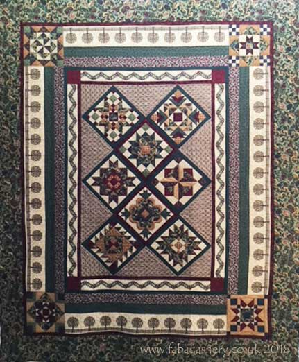 Fabadashery Longarm Quilting: Thimbleberries "Pansy Park' BOM Quilt ...