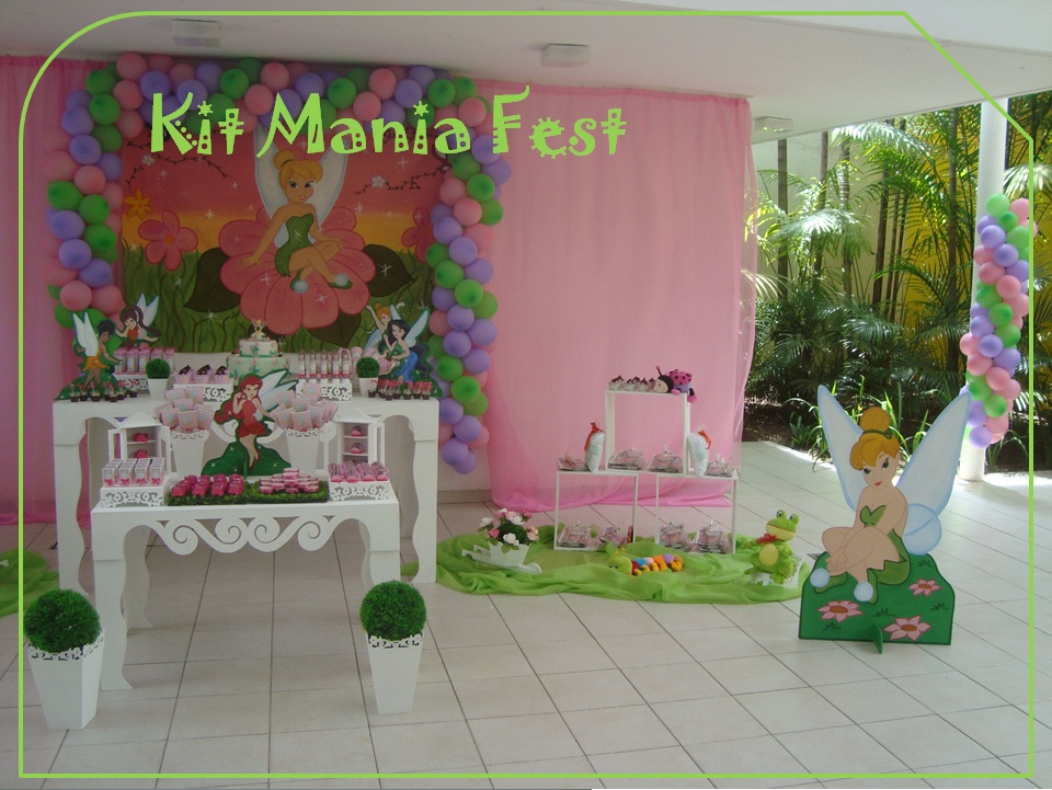 Kit Mania Fest: Festa provençal da Fada Sininho (Tinker Bell)