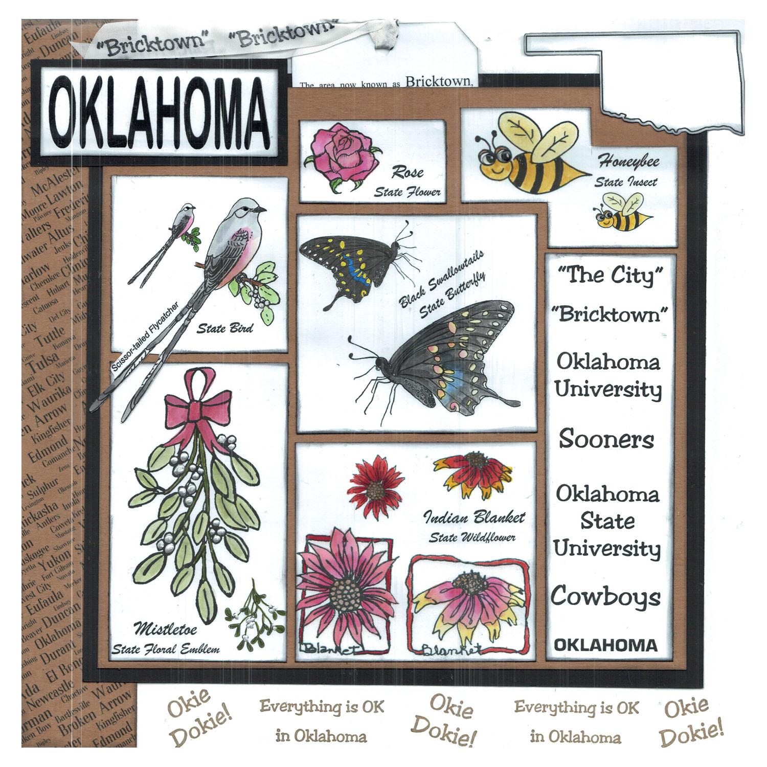 Texana Designs: Oklahoma Stamps!