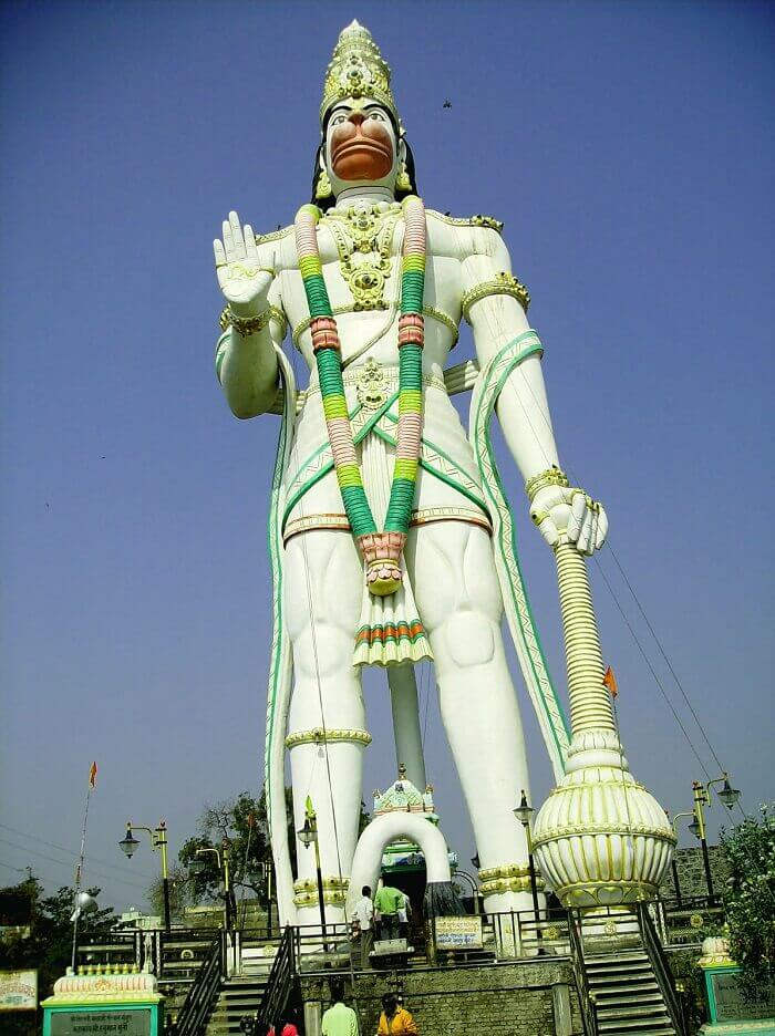 The Giant statues of Hindu God Hanuman across India