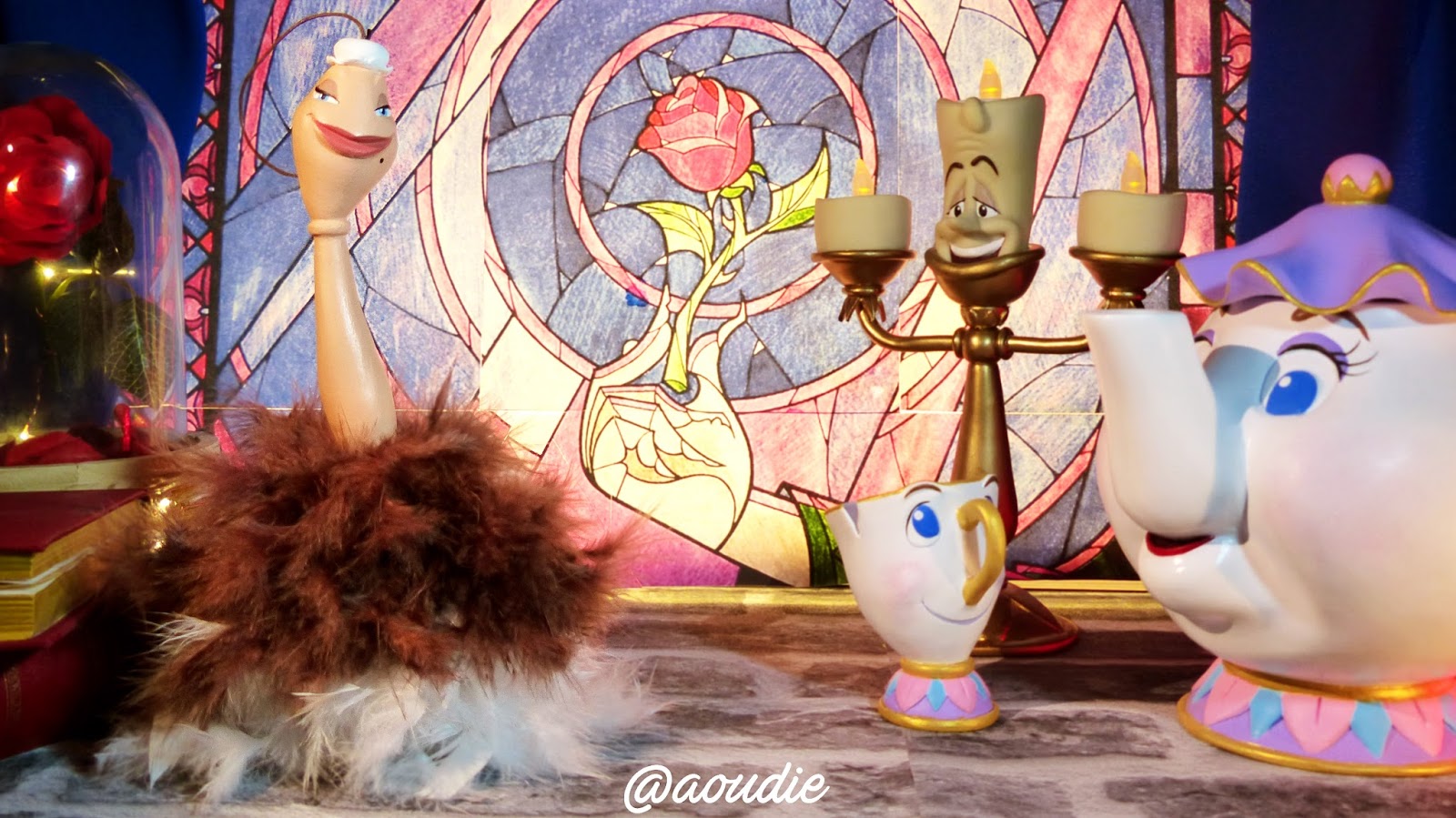 Tuto / DIY Plumette de la Belle et la Bête