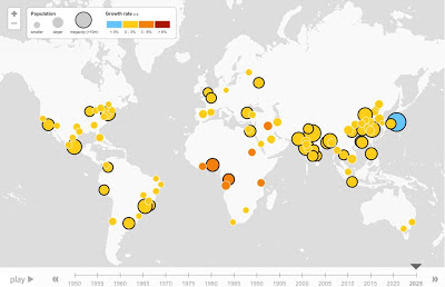 Maximizing Progress: Megacities ~ Guardian Interactive Global Map