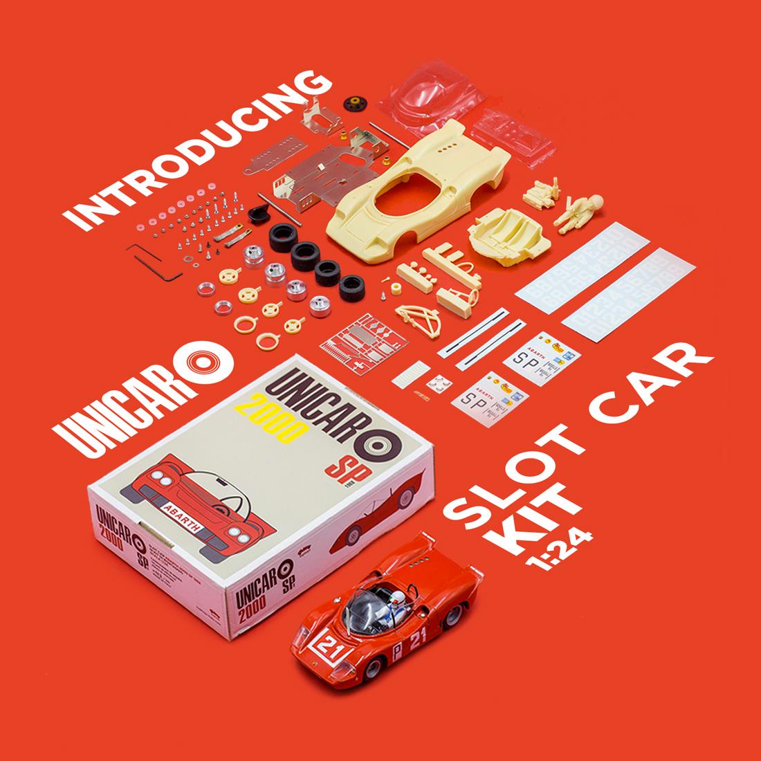 Slot Car News: New 1/24 Abarth 2000 from Unicar
