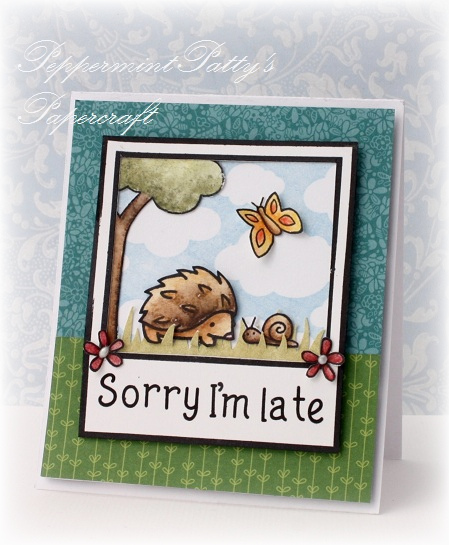 Peppermint Patty's Papercraft: Sorry I'm Late!