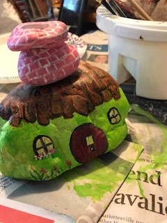 Make it easy crafts: How to quickly make a sweet little rock fairy house