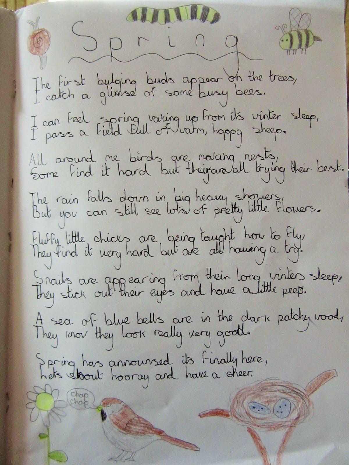 Bug Mad Girl: Spring poem