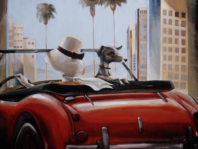 Maher Art Gallery: Trish Biddle | Fashion and Art Déco american painter