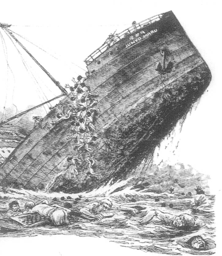 coconut connections: Tribute to Piet Siffels, Junyo Maru, Hellship