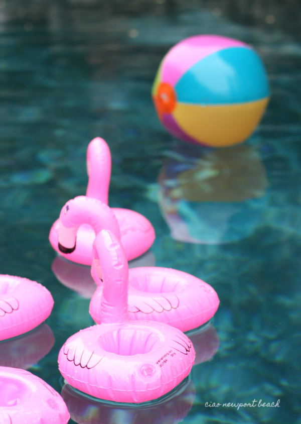 ciao! newport beach: a flamingle pool party