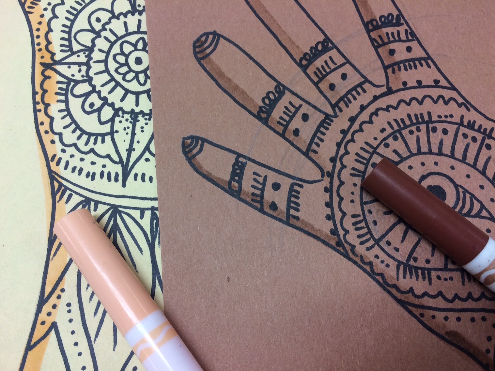 The Lost Sock : Mehndi Hands