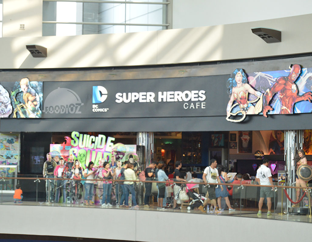 DC Comic Superheroes Cafe, Marina Bay Sands, Singapore