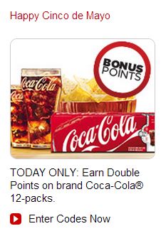 Free 3 My Coke Reward Points + Double Points on Coca-Cola 12 Packs ...
