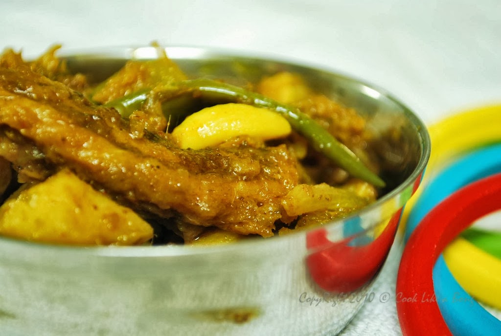 Chhanda Nandy's Sylheti Recipe : Lotiya Shutki -Sylheti Recipe