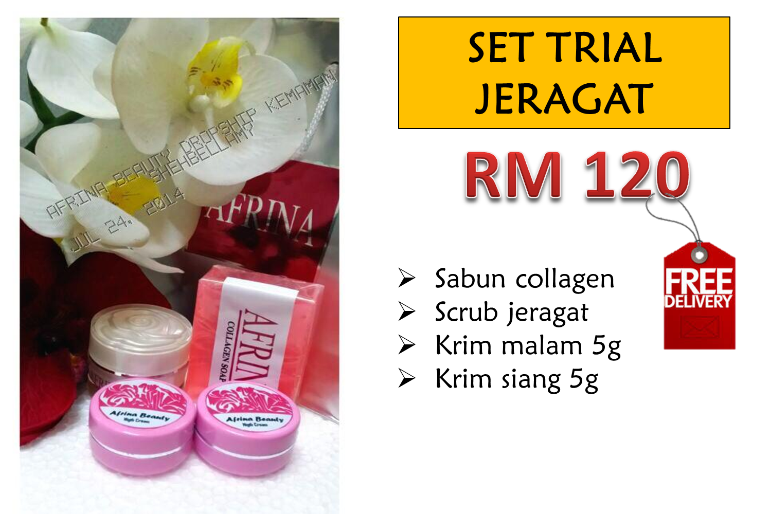 Afrina Skincare: Afrina : SET JERAGAT | SET TRIAL JERAGAT & SET REGULAR ...