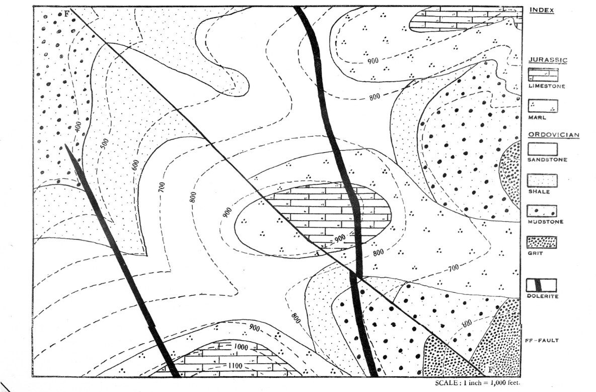Geogiri: Concept of Geological map - what is geological map?